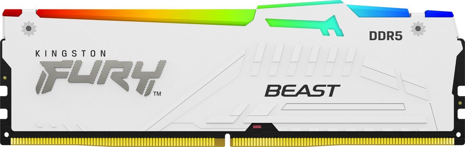 KINGSTON FURY Beast WHITE RGB 64GB 6000Mhz (2x32GB) EXPO - ExtremePC