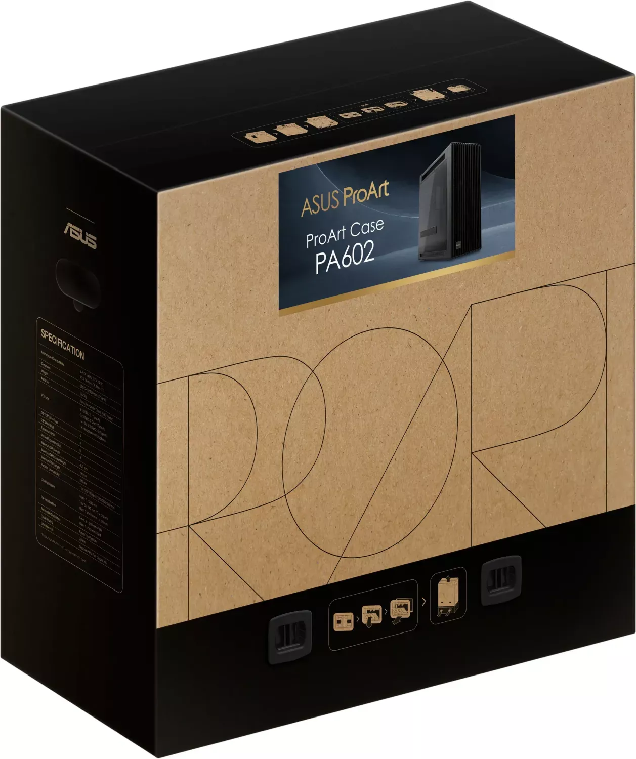 ASUS ProArt PA602 | Light Tinted TG BLACK Chassis - ExtremePC